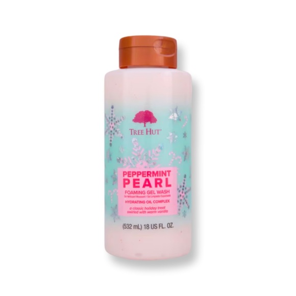 tree hut | Bath & Body | New Peppermint Pearl Foaming Gel Body Wash ...